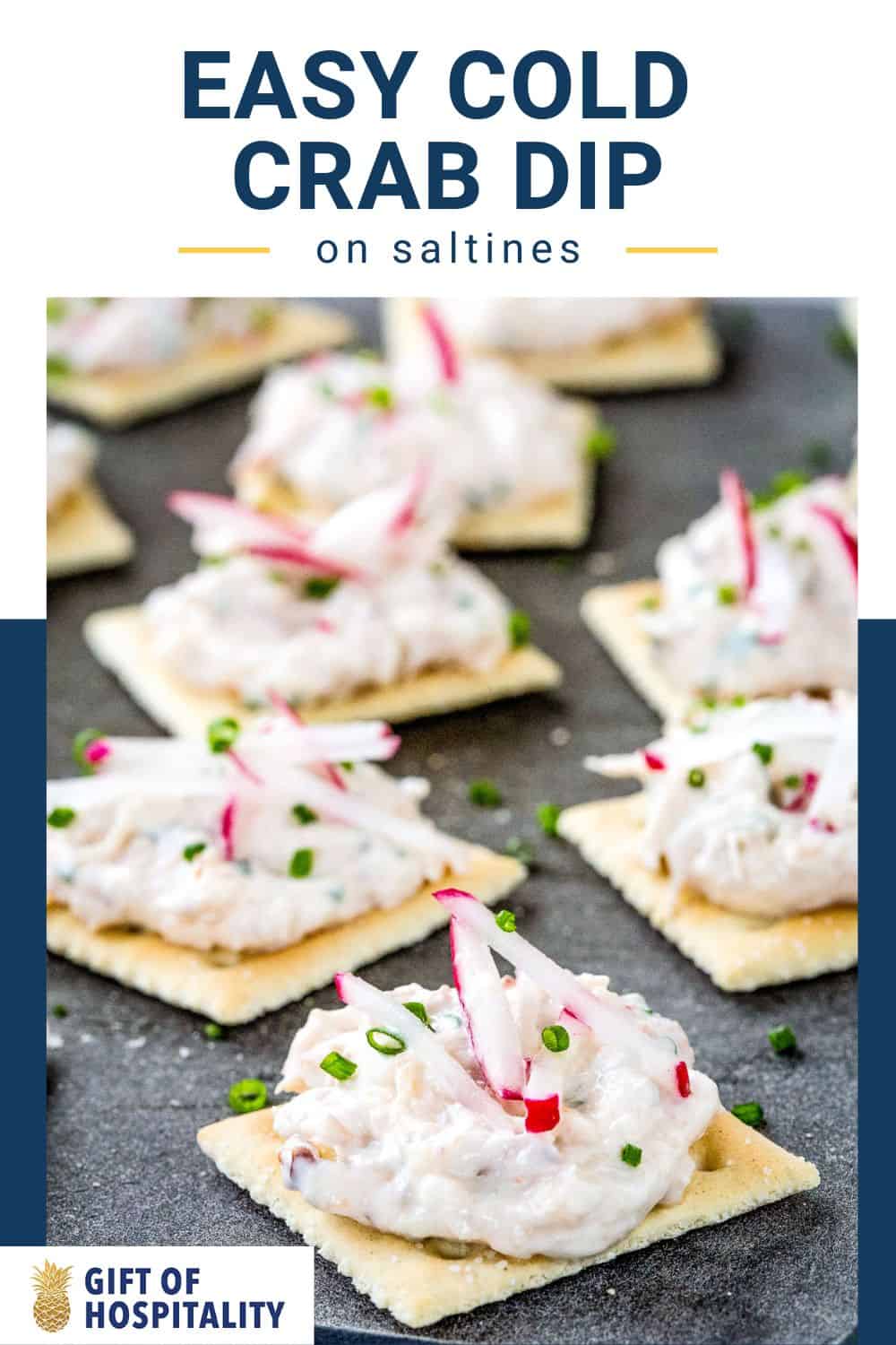 Easy Cold Crab Dip - Gift of Hospitality