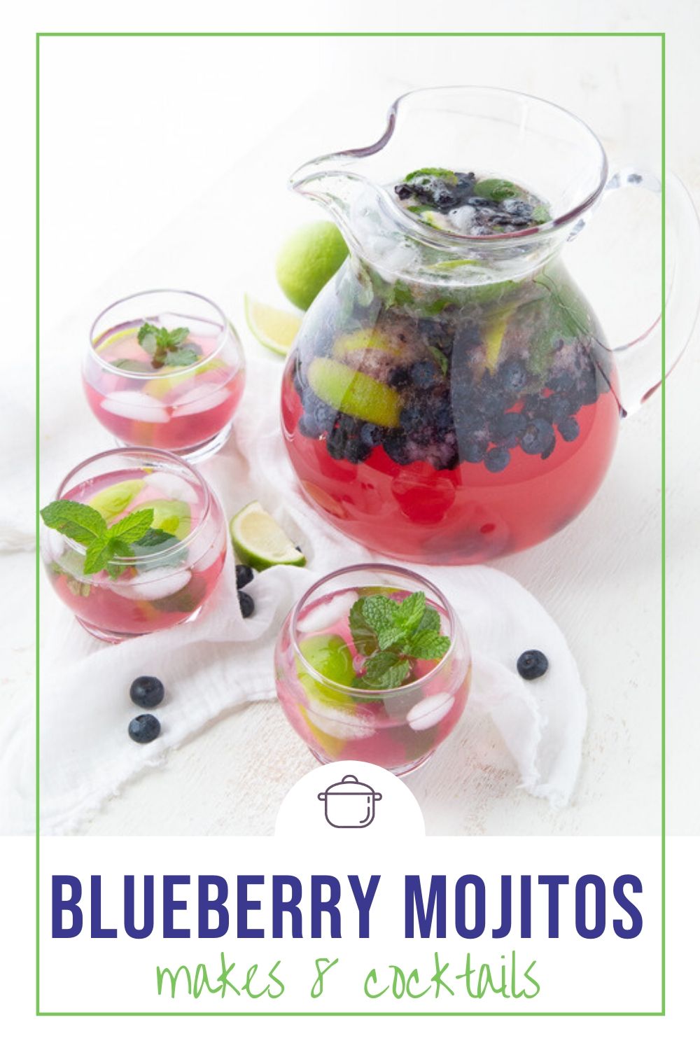 Blueberry Mojitos (Pitcher Recipe) - Gift of Hospitality