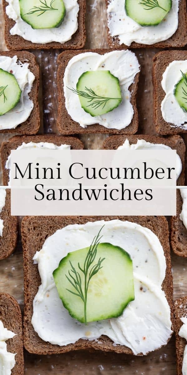 Mini Cucumber Sandwiches - Gift of Hospitality