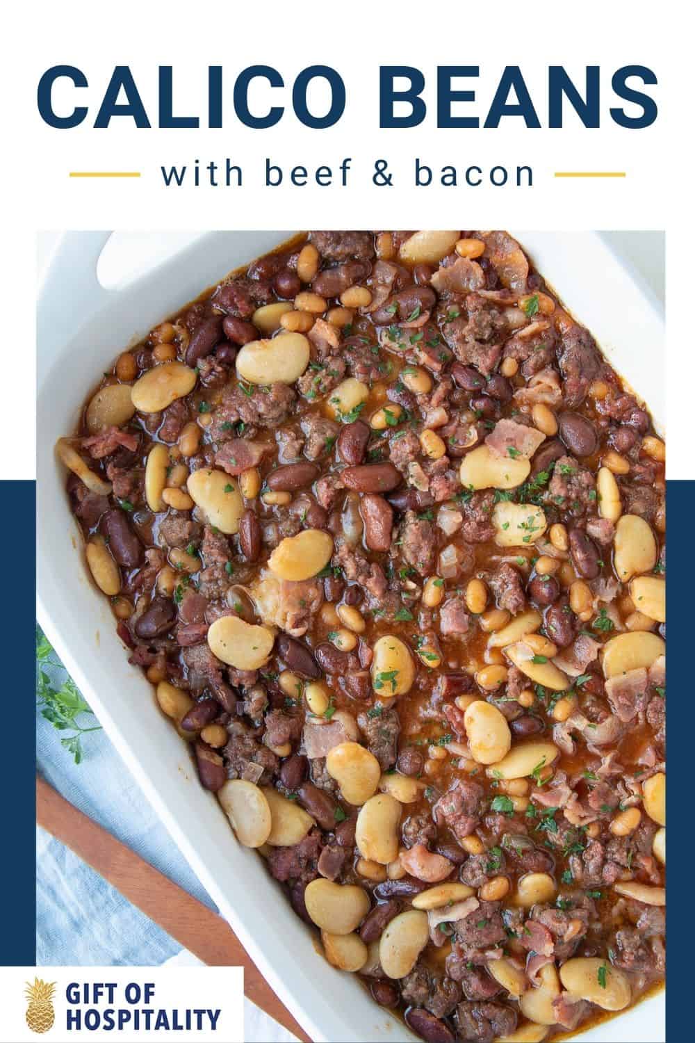 Easy Baked Calico Beans - Gift of Hospitality
