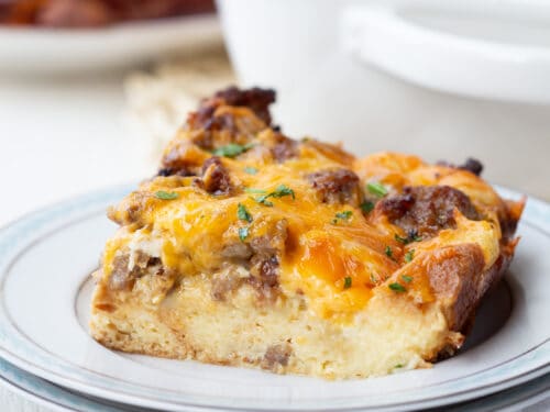 Overnight Sausage and Egg Casserole