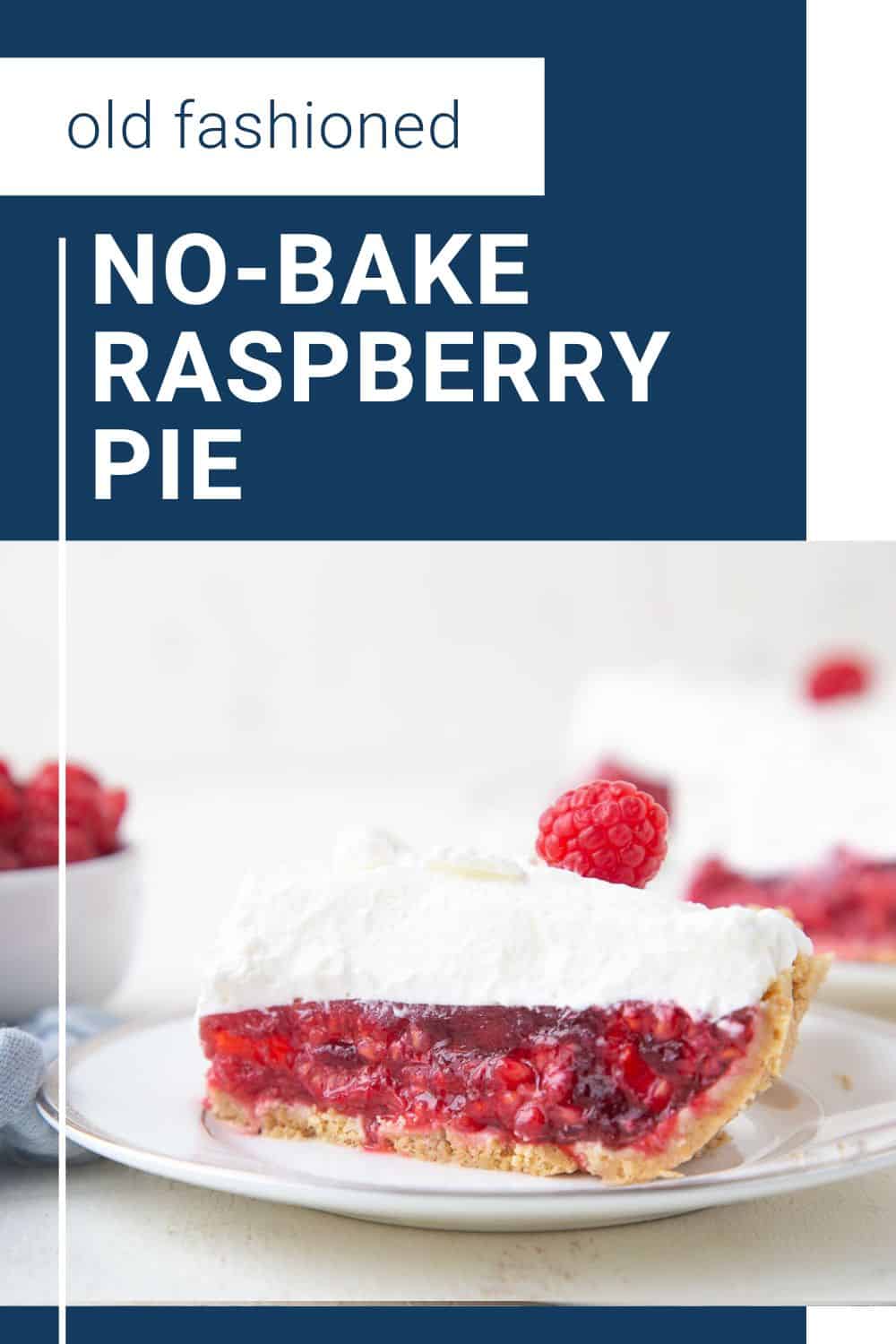 No-Bake Raspberry Pie - Gift of Hospitality