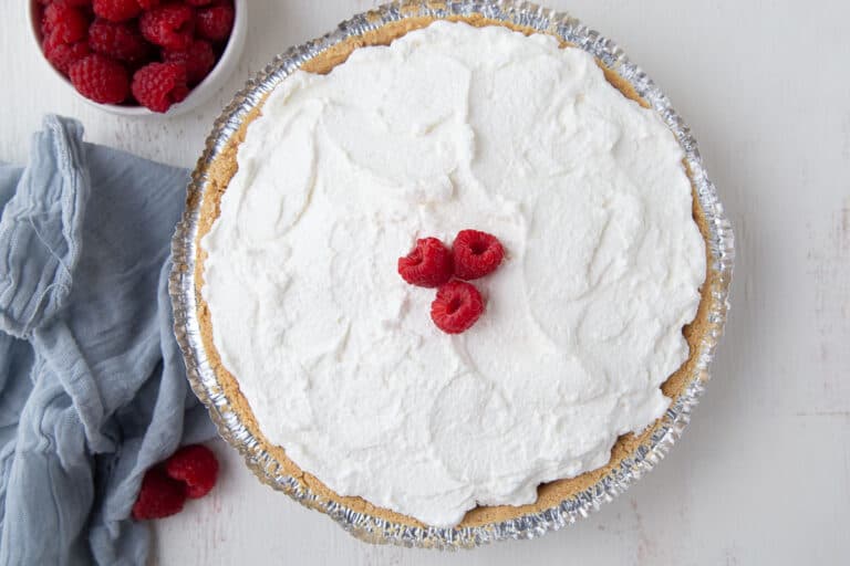 No-Bake Raspberry Pie - Gift of Hospitality