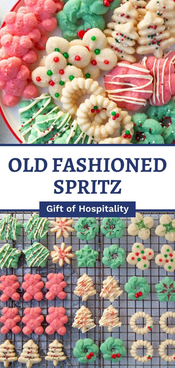 Old Fashioned Spritz Cookies - Gift of Hospitality