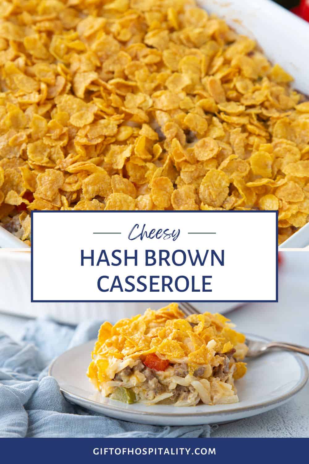 Hash Brown Casserole with Corn Flakes - Gift of Hospitality