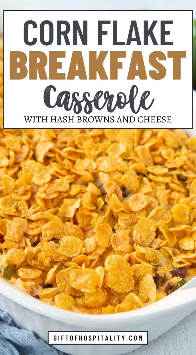 Corn Flake Breakfast Casserole - Gift of Hospitality