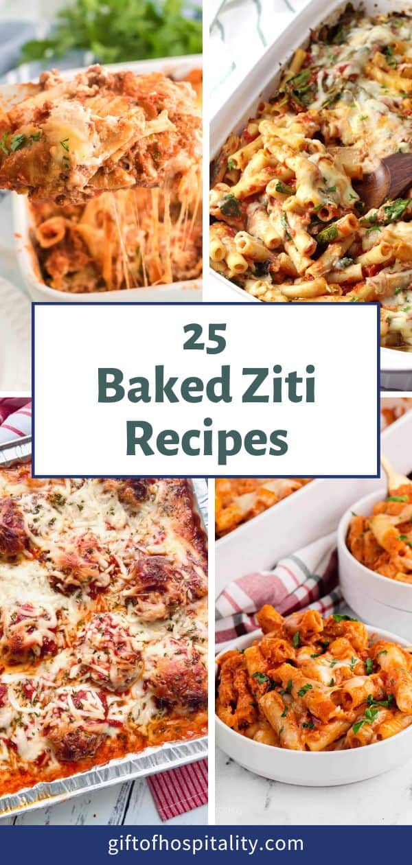25 Recipes for Baked Ziti - Gift of Hospitality