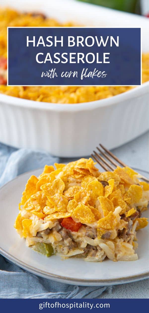Hash Brown Casserole with Corn Flakes - Gift of Hospitality