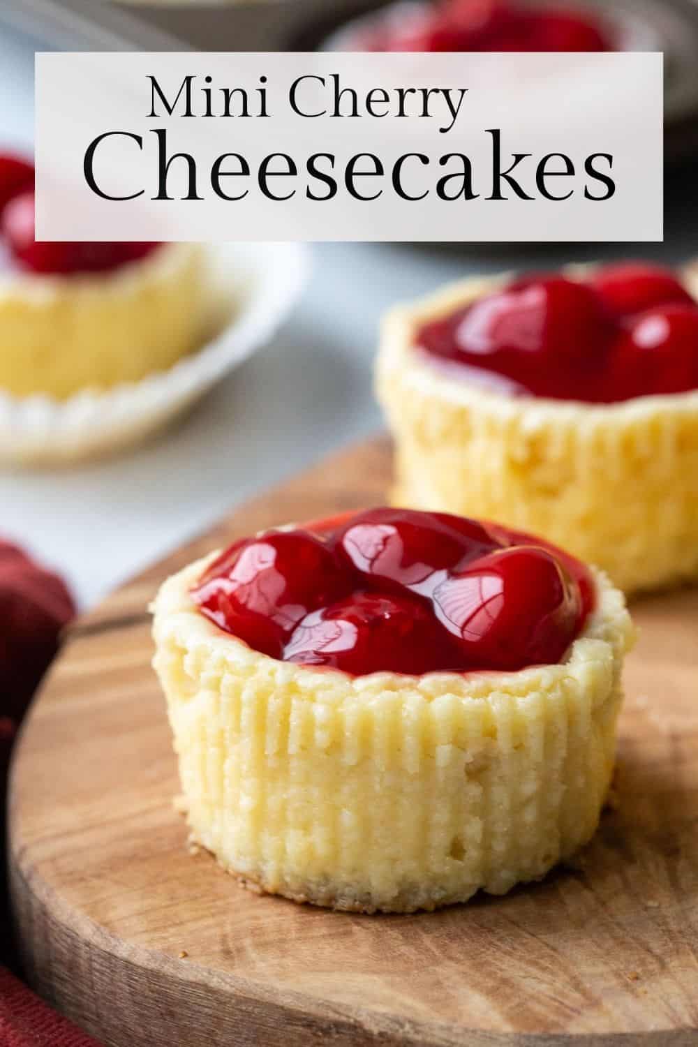 Mini Cherry Cheesecakes - Gift of Hospitality