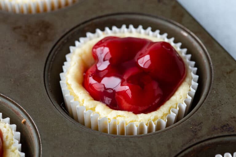 Easy Mini Cherry Cheesecakes - Gift of Hospitality