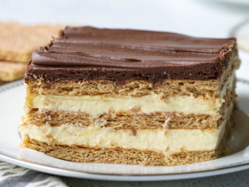Old Fashioned Chocolate Eclair Cake