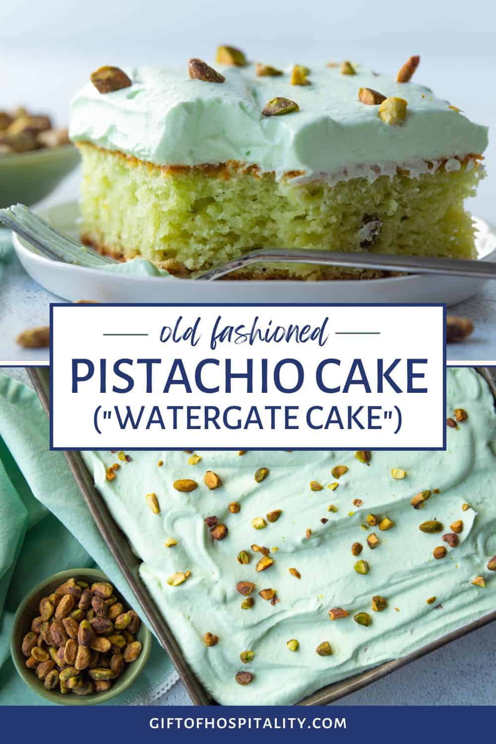 Pistachio Cake with Pudding Mix - Gift of Hospitality