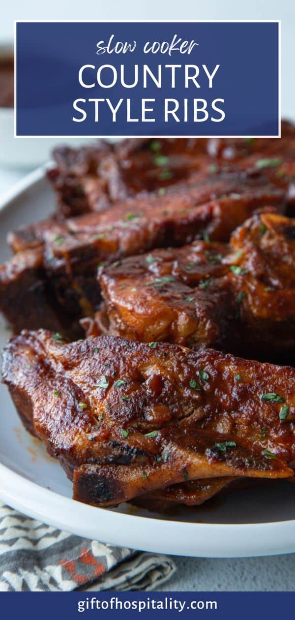 Slow Cooker Country Style Ribs - Gift of Hospitality