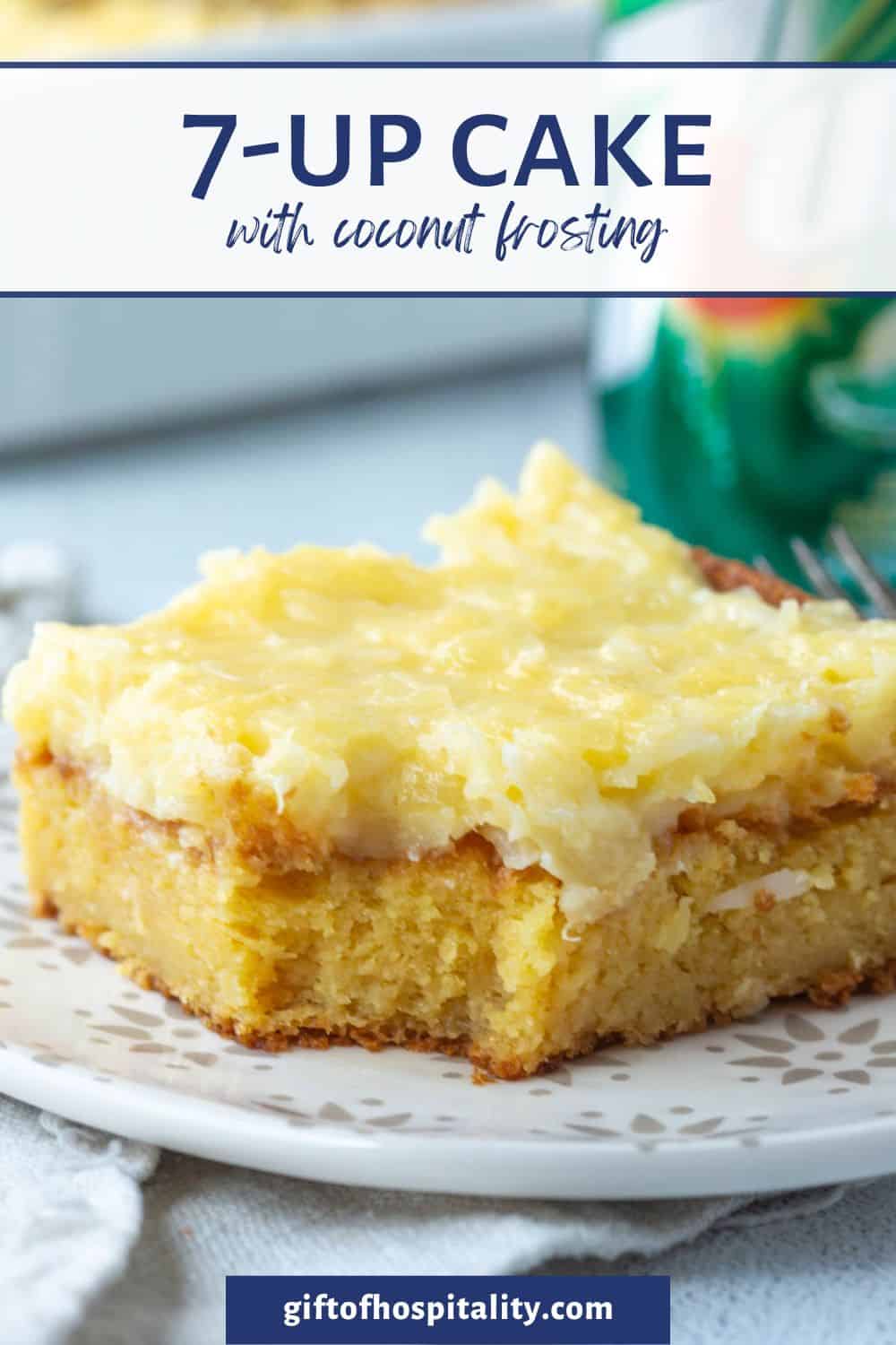 7Up Cake with Cake Mix - Gift of Hospitality