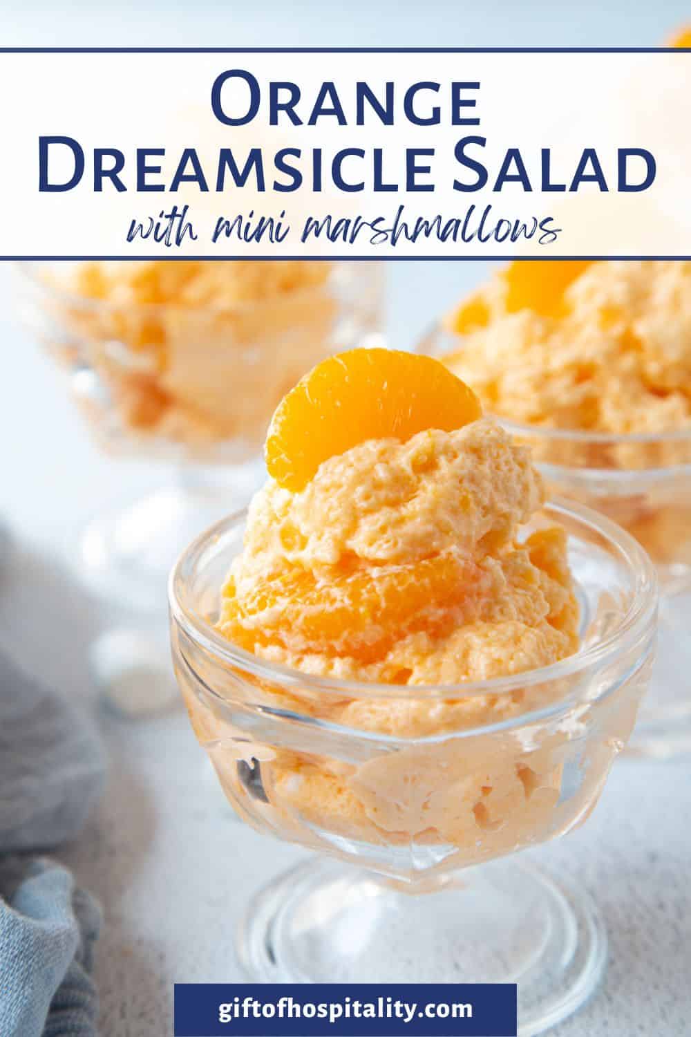 Orange Dreamsicle Salad - Gift of Hospitality