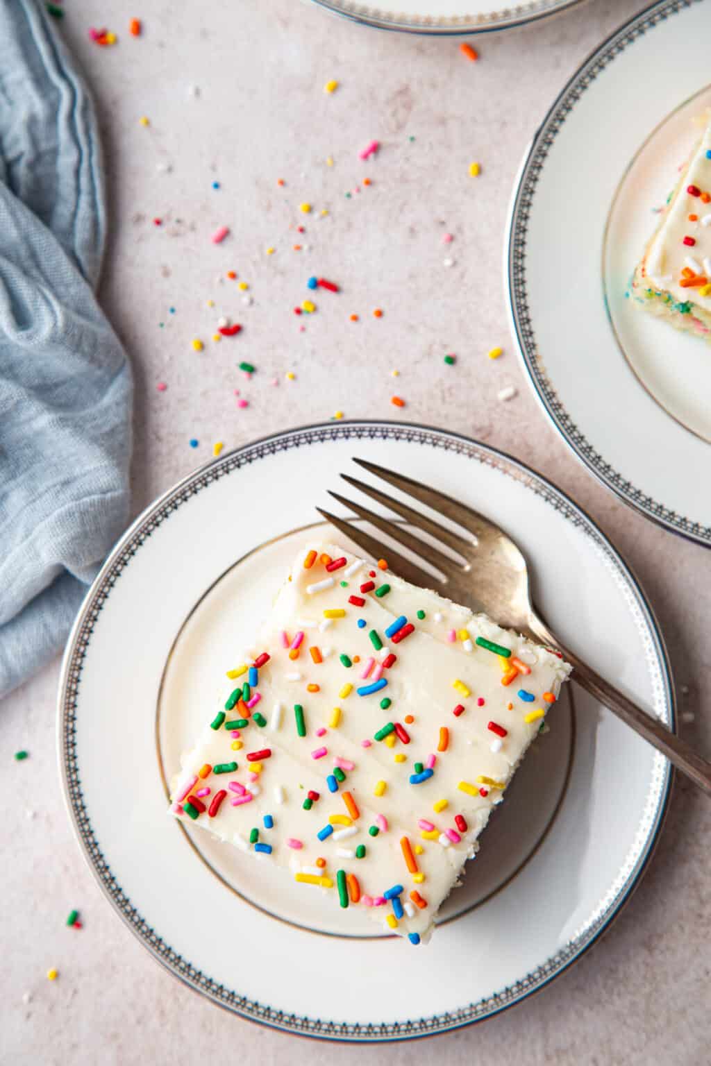 Vanilla Wacky Cake with Sprinkles - Gift of Hospitality