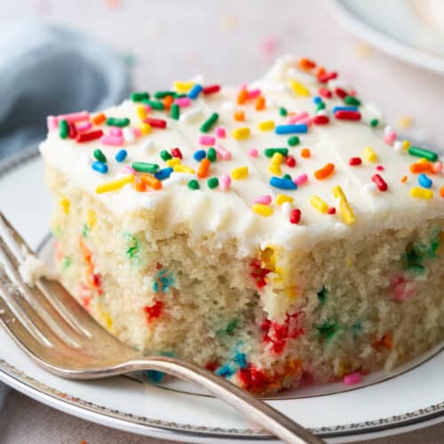 Vanilla Wacky Cake with Sprinkles - Gift of Hospitality