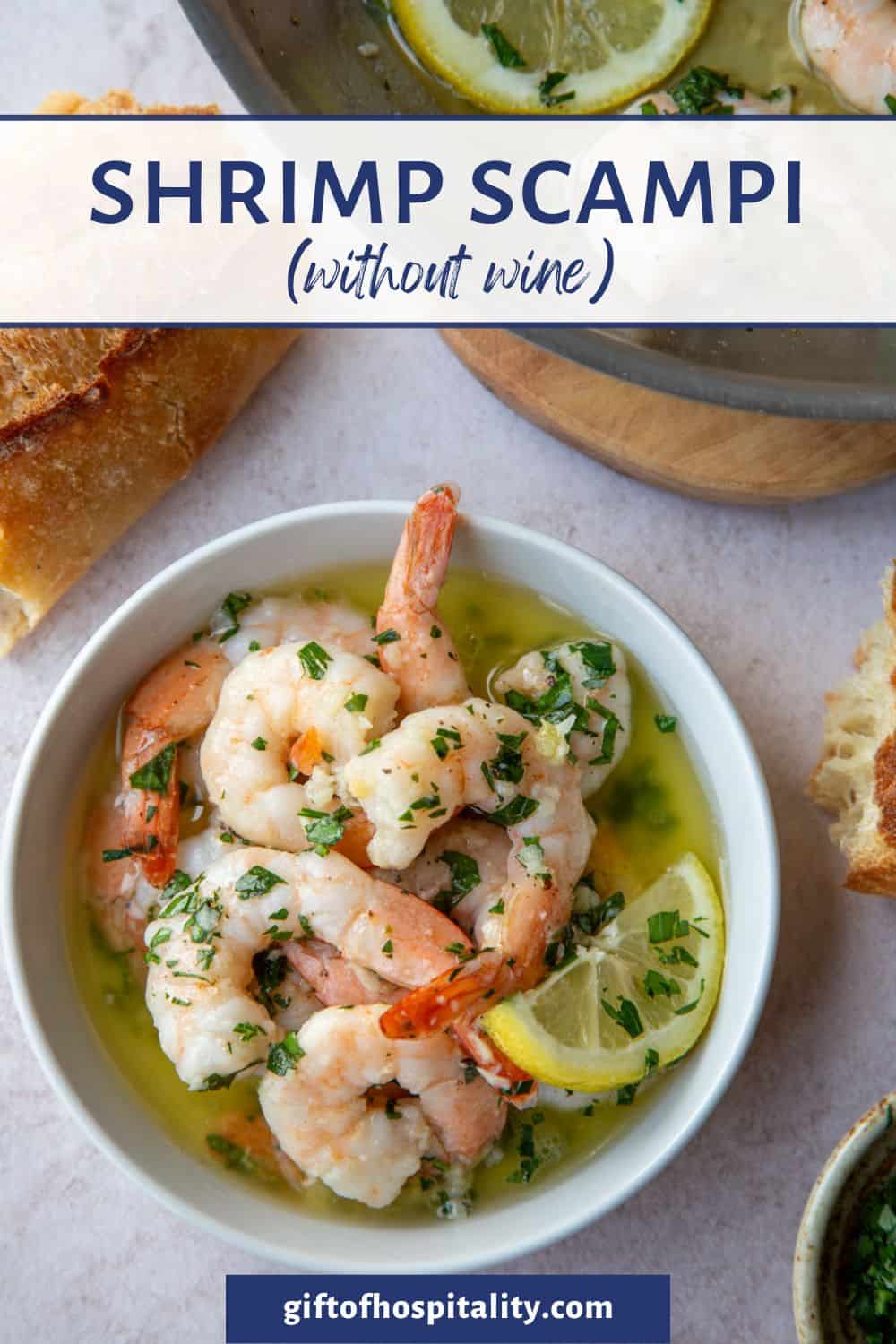 Shrimp Scampi Recipe Without Wine - Gift of Hospitality