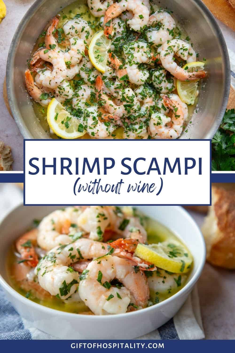 Shrimp Scampi Recipe Without Wine - Gift of Hospitality