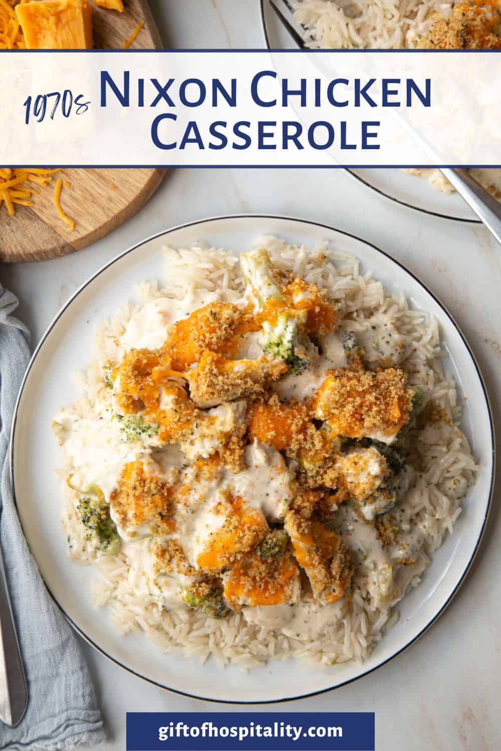 Nixon Chicken Casserole - Gift of Hospitality