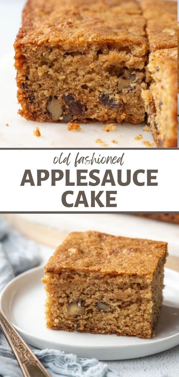 Old Fashioned Applesauce Cake - Gift of Hospitality