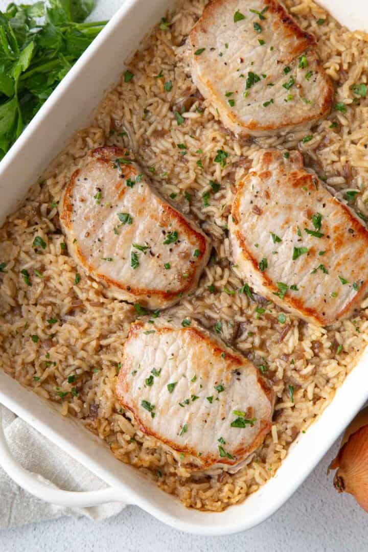Pork Chops and Rice Casserole - Gift of Hospitality