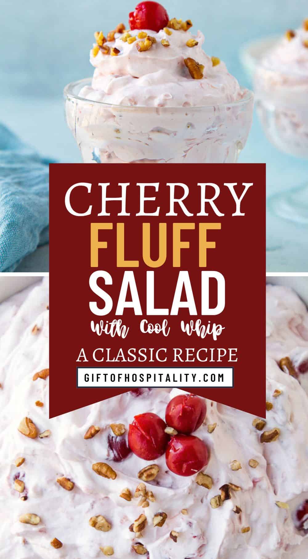 Easy Cherry Salad (With Cherry Pie Filling) - Gift of Hospitality