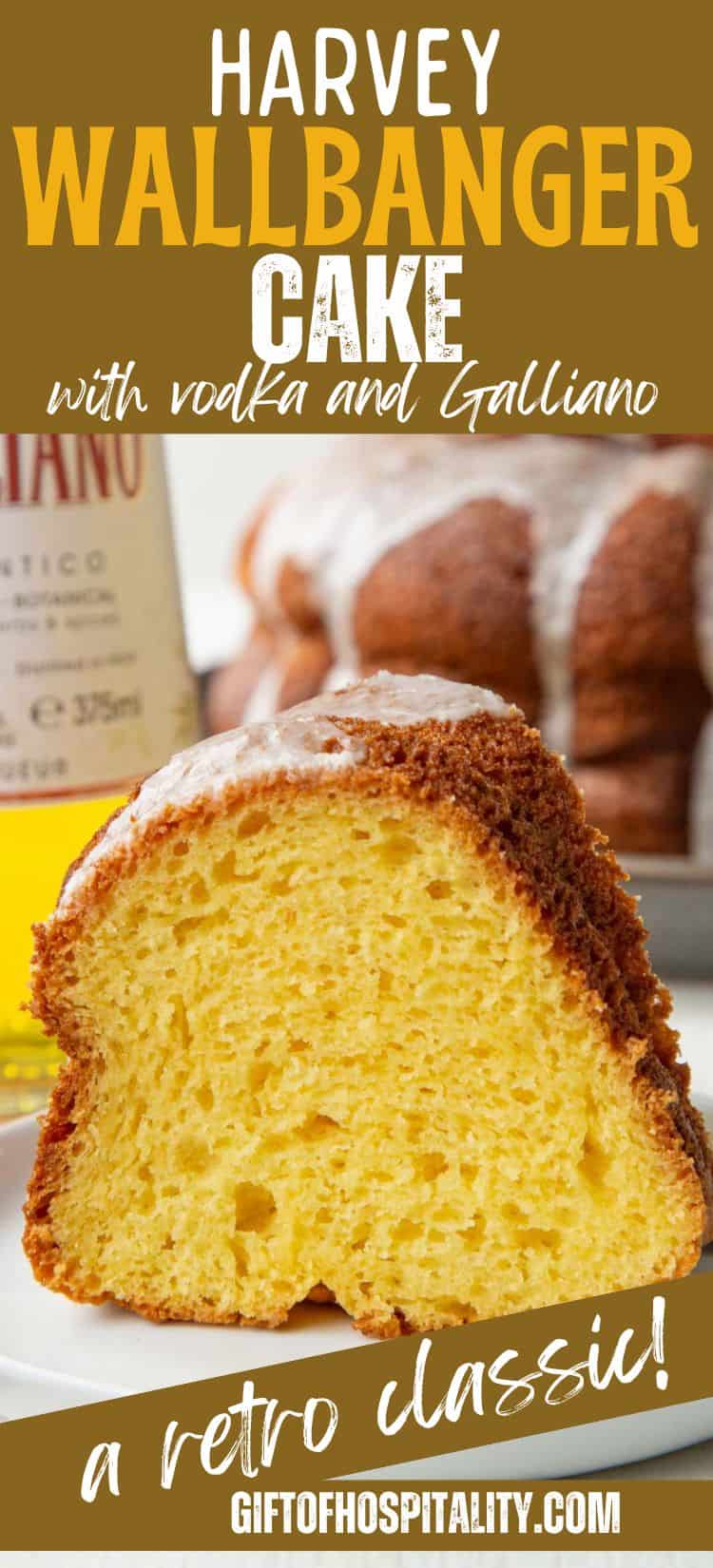 Harvey Wallbanger Cake - Gift of Hospitality