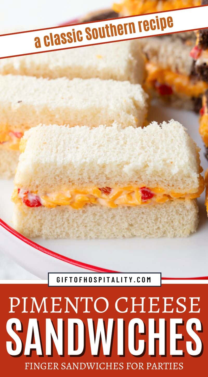 Pimento Cheese Finger Sandwiches - Gift of Hospitality